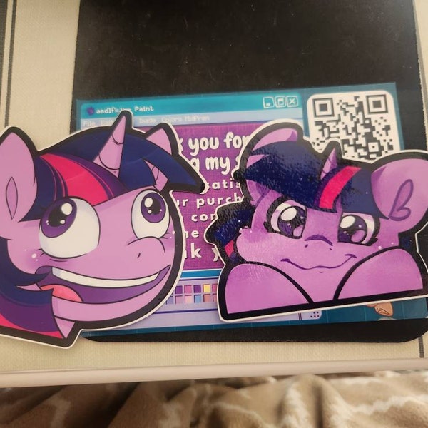 Starlight and Trixie Stand Rocket Acrylic Standee Double-sided MLP Fim ...