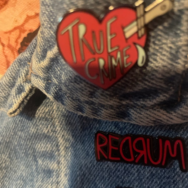 True Crime Enamel Pin // Murderino, True Crime Club, SSDGM, MFM, Murder ...
