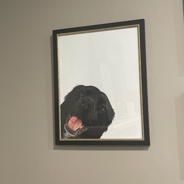 Pet Portrait Custom MULTI Pet Portrait Pet Painting Multi Dog Portrait ...