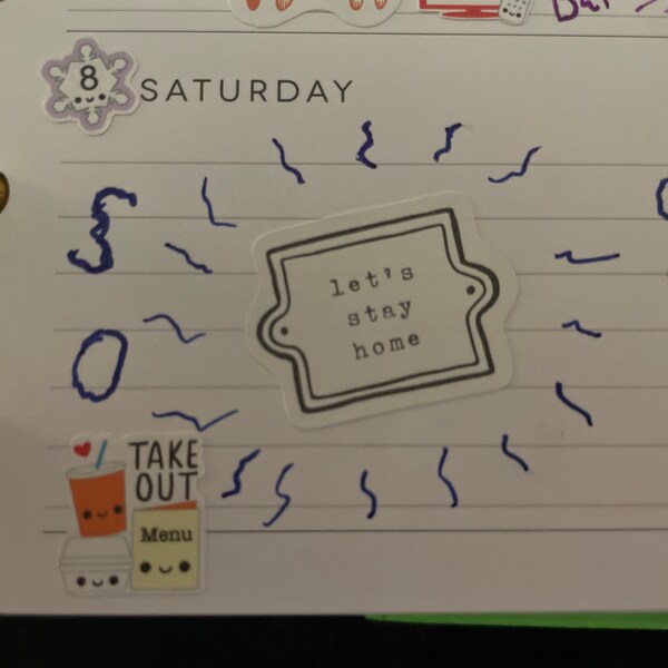 Happy Take Out Fast Food Tracker Reminder Stickers Erin Condren Life ...