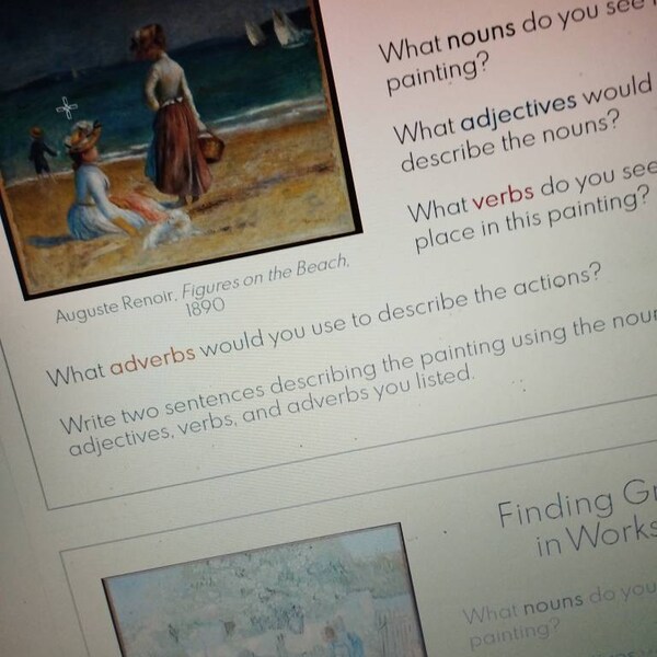 Montessori Style Parts of Speech Task Cards- Printable - Etsy