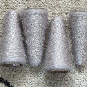 Silk Blend Gimp Yarn on Cone, Hasegawa Machine or Hand Knitting ...