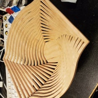 Design 057 Scroll Saw Fretwork Twist Bowl/basket Centerpiece Cut Files ...