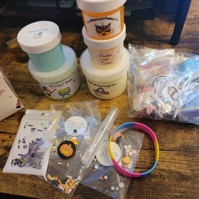 Slime Pink Lemonade Glossy Slime by Sofia 702 Slime Shop Scented Slime Charms Kids Toy Lemonade ...