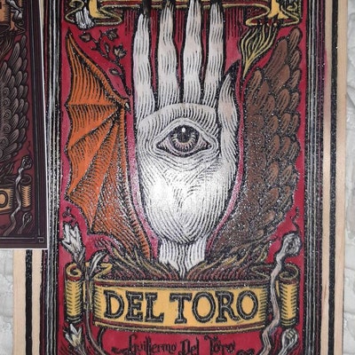Engraved Guillermo Del Toro Tarot Card Wall Ahnging Picture - Etsy