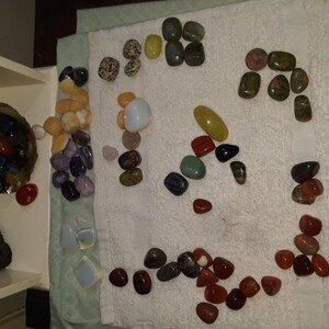 Premium One Pound Crystal Crystals Medium Tumbled Stones - Etsy