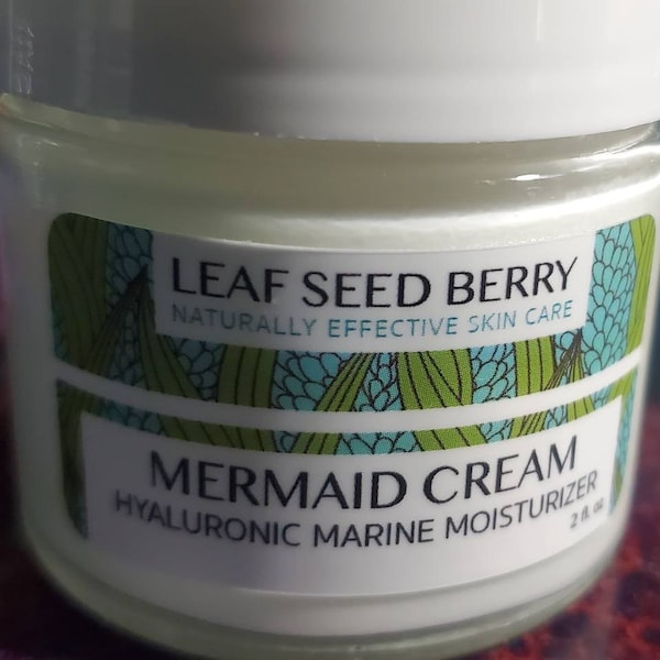 SAMPLE Mermaid Cream Face Cream, Natural Skincare, Vegan Cream, Organic ...