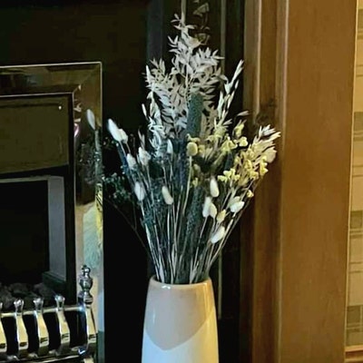 Pink Wheat Bunch With Bunny Tails Pure Pink Flower Arrangement Pink ...