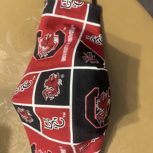 NCAA University of South Carolina Black & Garnet College 100% Cotton ...