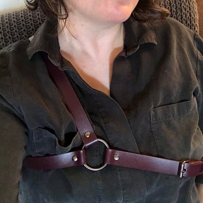 Leather Harness Women,leather Body Harness,shoulder Harness,leather ...