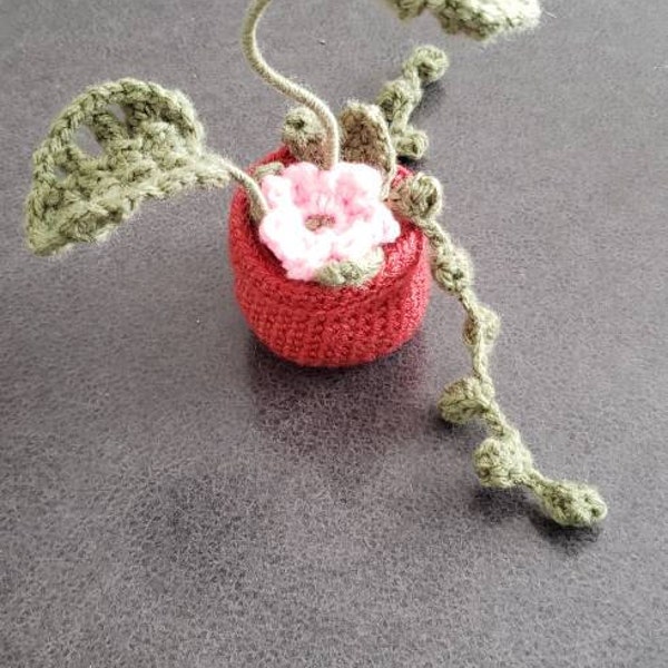 PATTERN: Mini Monstera Crochet Pattern, Monstera Crochet Plant, Plant ...