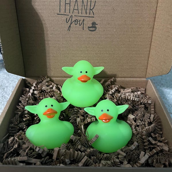 Colorful Axolotl Themed Rubber Duck Ducks - Blue Purple Pink Green ...