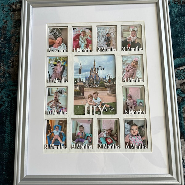 Baby First Year Picture Frame - Insert Only Picture Frame NO FRAME Baby ...