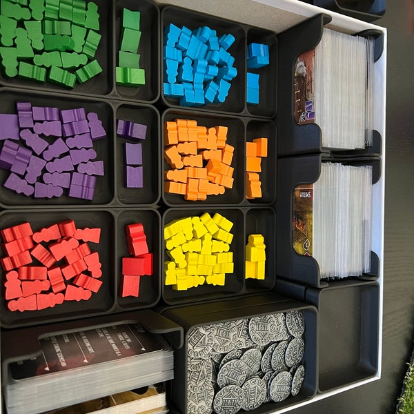 3D Printed Boardgame Insert for Troyes and the Ladies of Troyes Expansion - Etsy UK