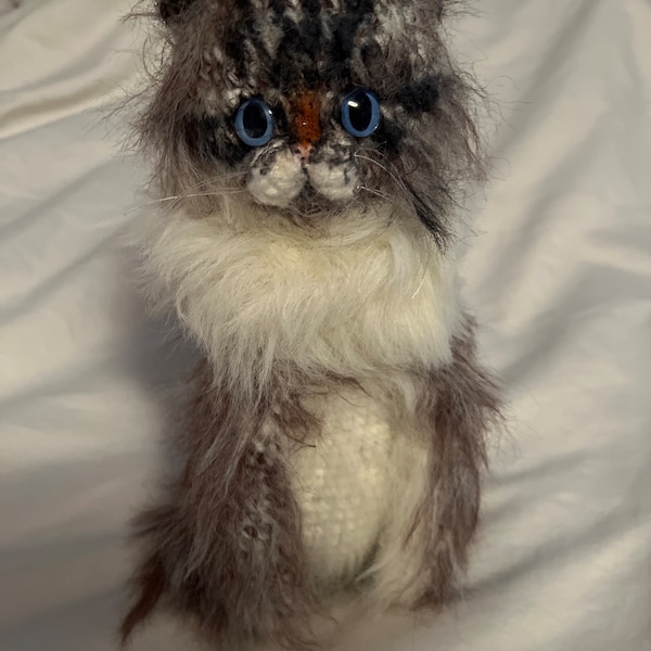 Custom Cat Plush, Custom Crochet Cat, Custom Stuffed Cat, Custom Pet ...