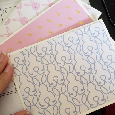 Pink Premade Top Note Pieces Die Cut Top Note Shapes Stampin up Top ...