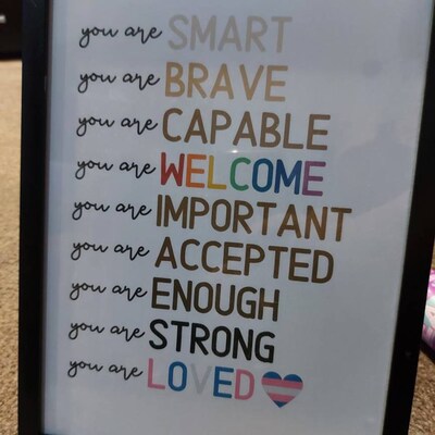 Everyone is Welcome Here, Printable Wall Art, Diversity, Classroom ...