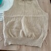 Knitting Pattern V-neck Vest, Easy to Knit, Beginner Friendly Tutorial ...
