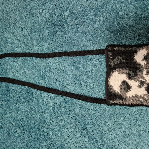 BUNDLE | Gothic Inverted Pentacle Crochet Crossbody Bag Written Pattern ...