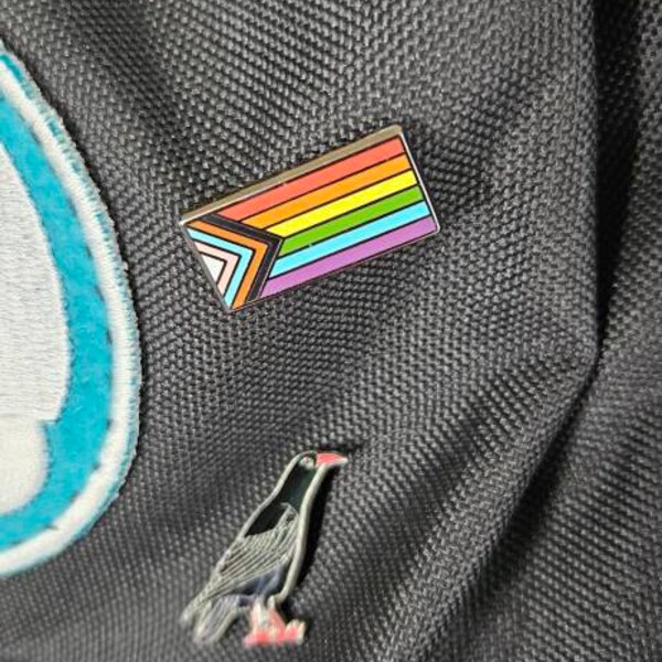 LGBT Ally Flag Pin — Enamel Badge Gay Pride Lapel Straight Sticker ...