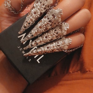 Full Hand Armor alik Gothic Finger Claws Dark Nail Dark Jewelry ...