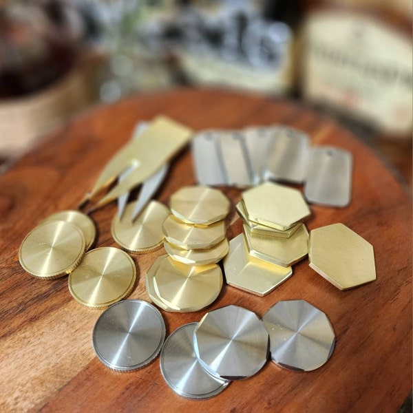 Brass Discs 1/8" Thick Discs , 8 Gauge , Heavy Duty Blank , Hand ...