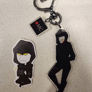 Creepypasta Chibi Acrylic Keychains Keyrings Charms - Etsy