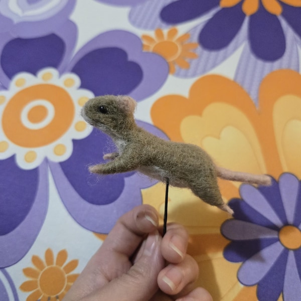 Bobby Pin With a Needle Felted Rat, Wool Hairpin - Etsy