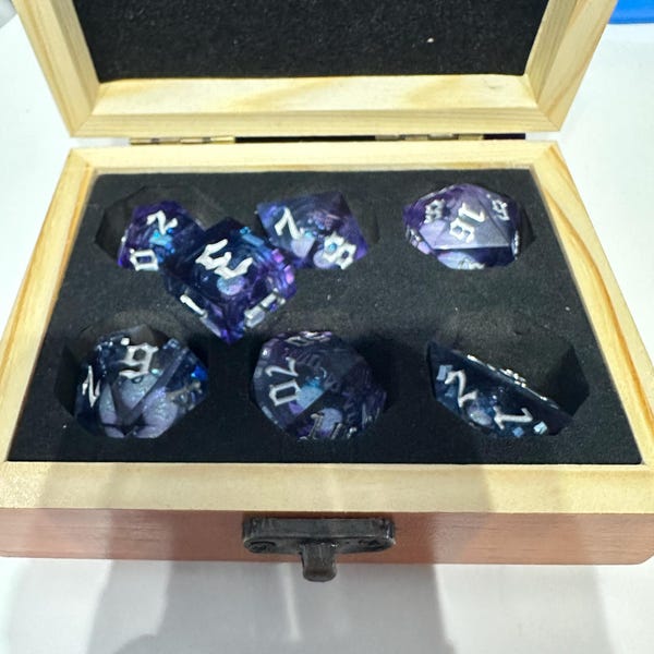 Dnd Dice Set Dragon Eye Liquid Core for D&d Gifts , Liquid Core Beholder's Eye D and D Dice Set ...