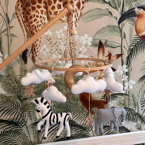 Fantasy Baby Nursery, Dragon Nursery Baby Mobile, Felt Hanging Toy ...