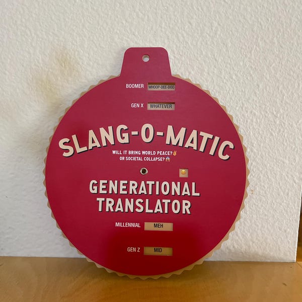 Slang-o-matic Generational Translator - Etsy