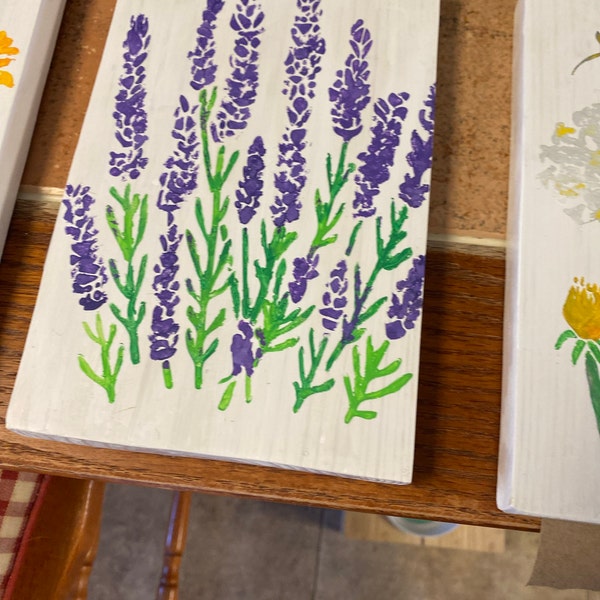 Lavender Stencil for Painting on Wood, Canvas, Furniture, Crafts ...
