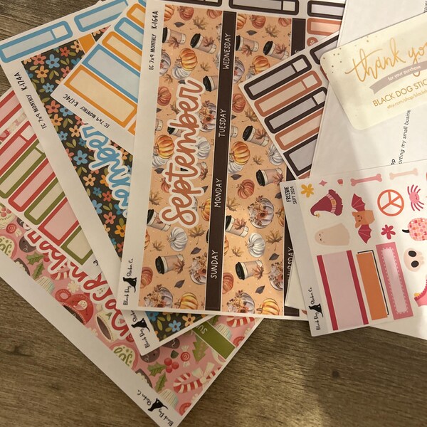 MONTHS of the YEAR - Script Planner Stickers SCR-002 - Erin Condren ...