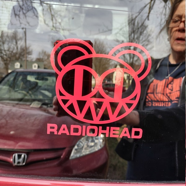 Radiohead Vinyl Decal - Etsy