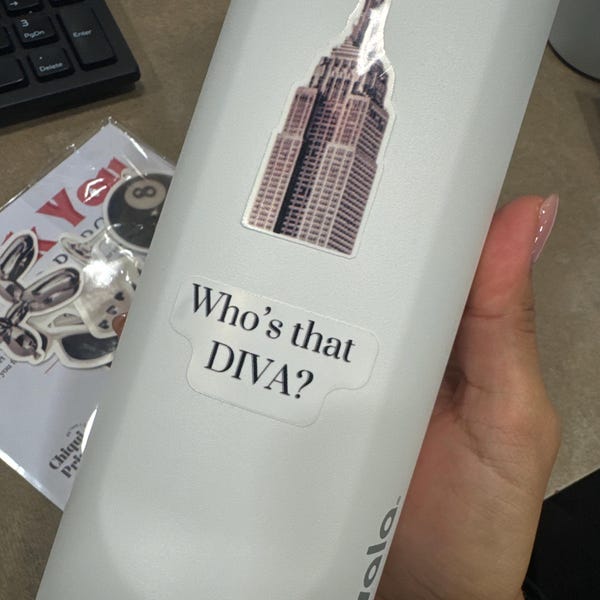 Aesthetic Girl Sticker, Laptop Sticker, Girl Sticker, Stickers, Cute ...