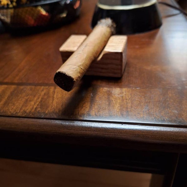 Wood Cigar Rest - Etsy