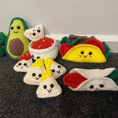 CROCHET PATTERN Mexican Fiesta PDF Pattern Includes 6 Different Mexican ...