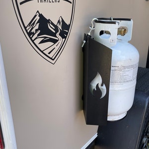 11 Lb Propane Tank Cylinder Mount, Cradle for Camping, Overlanding, off ...