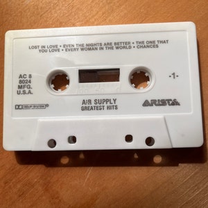 Vintage Soundtracks of the 80's and 90's Cassette - Etsy