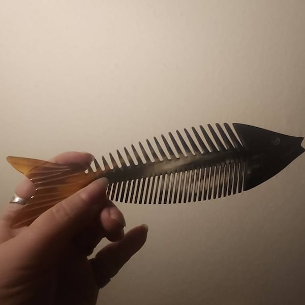 2 Combs From Buffalo Horn, Buffalo Horn Comb, Comb for Men, Comb for ...