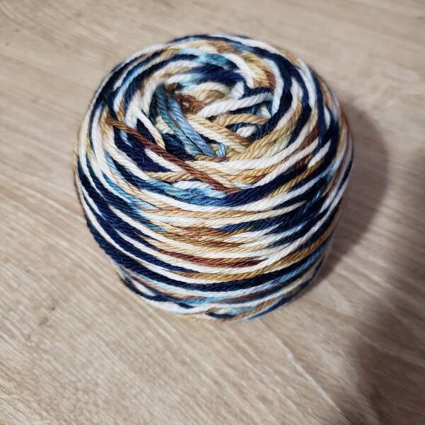 Dragonfly in Amber - Blue, Green, Gold, Hand Dyed Superwash Merino ...