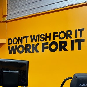 Work for It, Signs, Gym Wall Art, Wall Hangings, Gym Decor, Gym, Gym ...