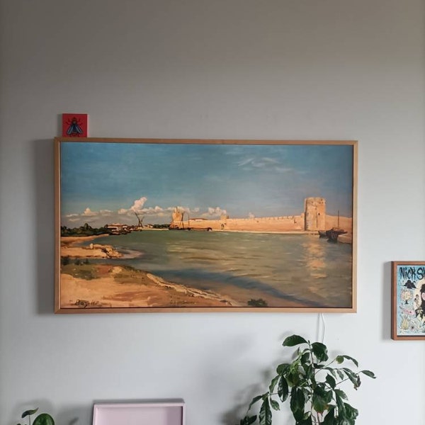 Samsung Music Frame Real Wood Bezel Custom Frame for LS60D Bluetooth ...