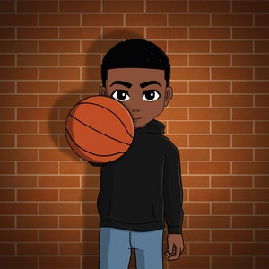 I Will Draw You as Boondocks Character Birthday Gift Anniversary Couple ...