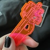 Pink P90 Keychain, Charm, or Necklace FN P90 P-chan Laser-cut Acrylic ...
