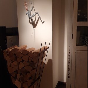 Climbing Figures Wire Sculptures Set of 2 Wire Sculptures | Etsy