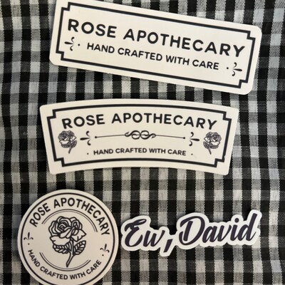 Apothecary Labels Set of 3 Labels or Magnets White, Vinyl - Etsy
