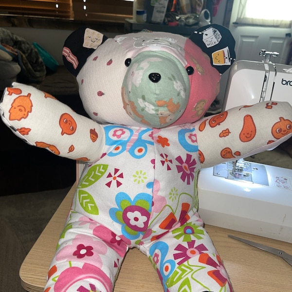 Memory Teddy Bear Keepsake Plush Sewing Pattern & VIDEO Tutorial ...