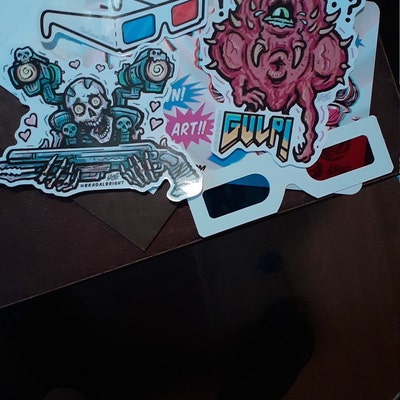 Cacodemon GULP Sticker Decal Doom Eternal Demon FREE Shipping - Etsy
