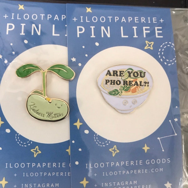NEW** Kindness Matters Plant Sprout Enamel / Lapel Pin - Etsy